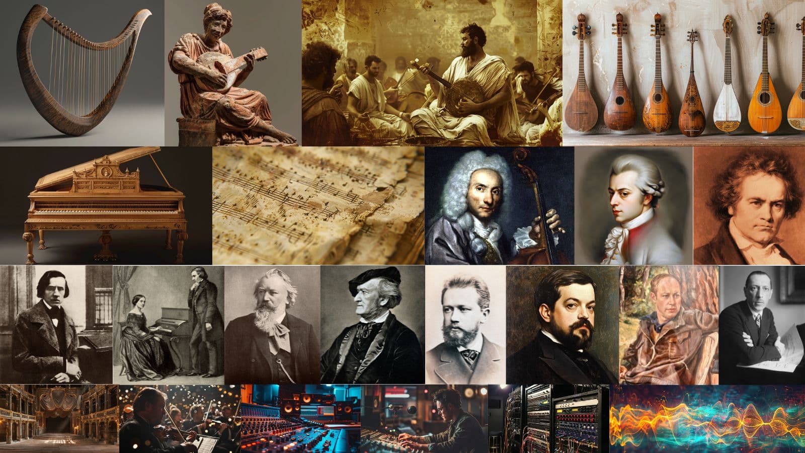 The Evolution of Music | A Journey Through Time - The Mystic Keys