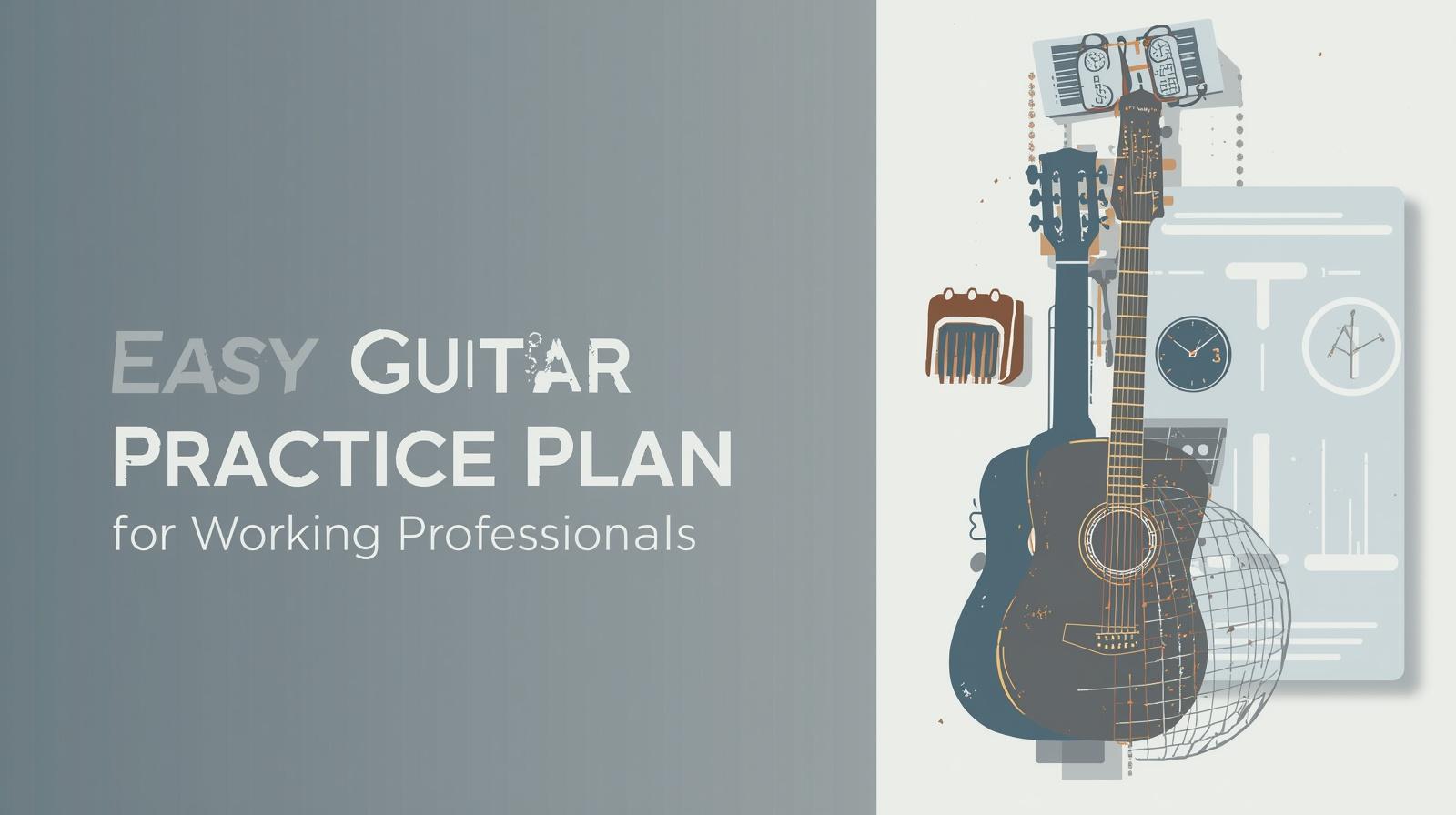 Easy Guitar Practice Plan for Working Professionals