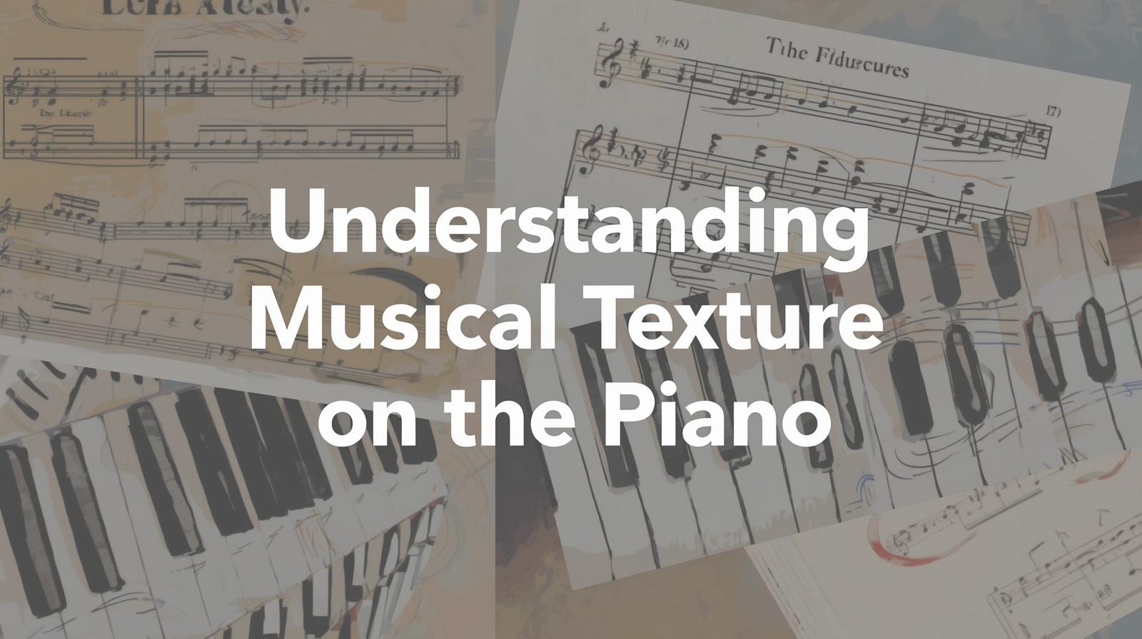 Musical Texture on the Piano
